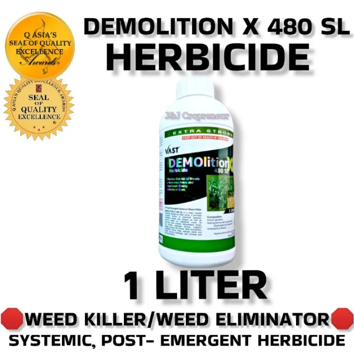 DEMOLITION X 480 SL NON-SELECTIVE GLYPHOSATE HERBICIDE like Round UP ...