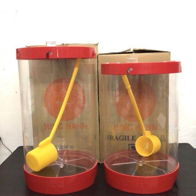 Bekas Air 20 / 23 liter Acrylic Drinks Dispenser Canopy Balang Air Jung ...