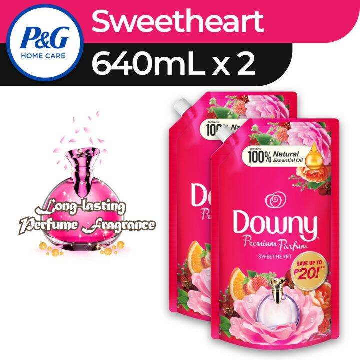 Downy Fabric Conditioner Sweetheart 640mL x 2 Refill | Lazada PH