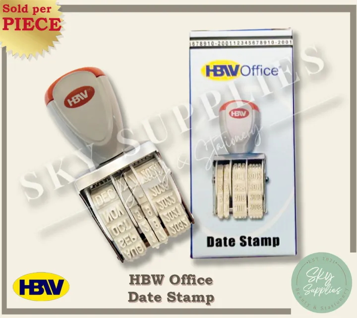 HBW Date Stamp 4mm | Lazada PH
