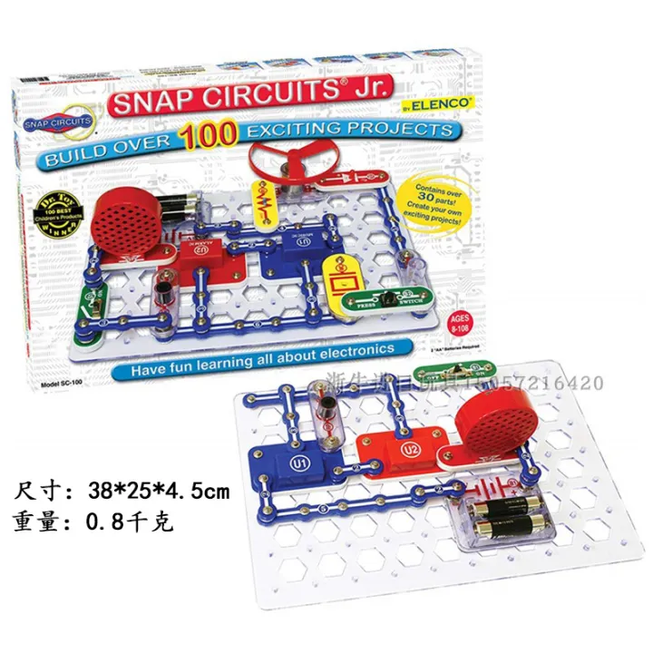Elenco Snap Circuits SC-100 circuit fun building block toy physics stem8-108 | Lazada PH