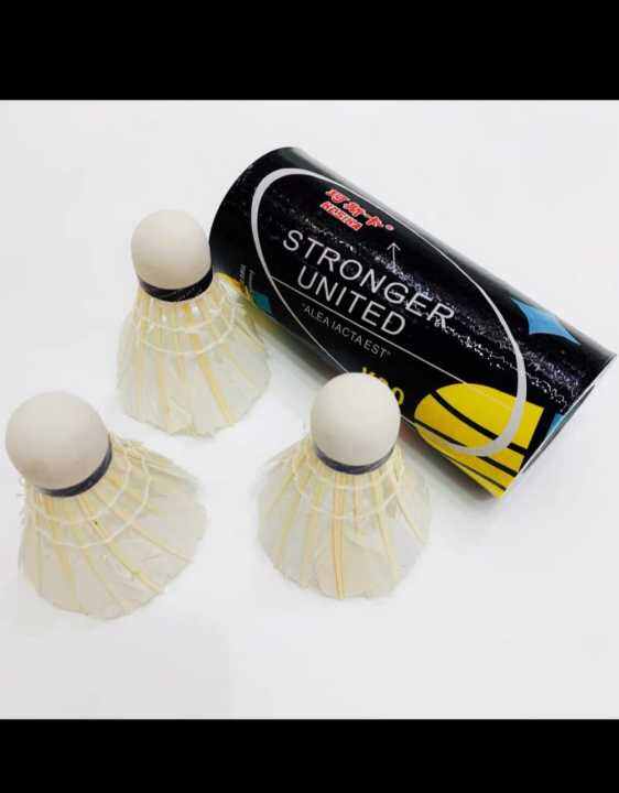 Elastic and durable badminton 3 packs feather badminton bucket | Lazada