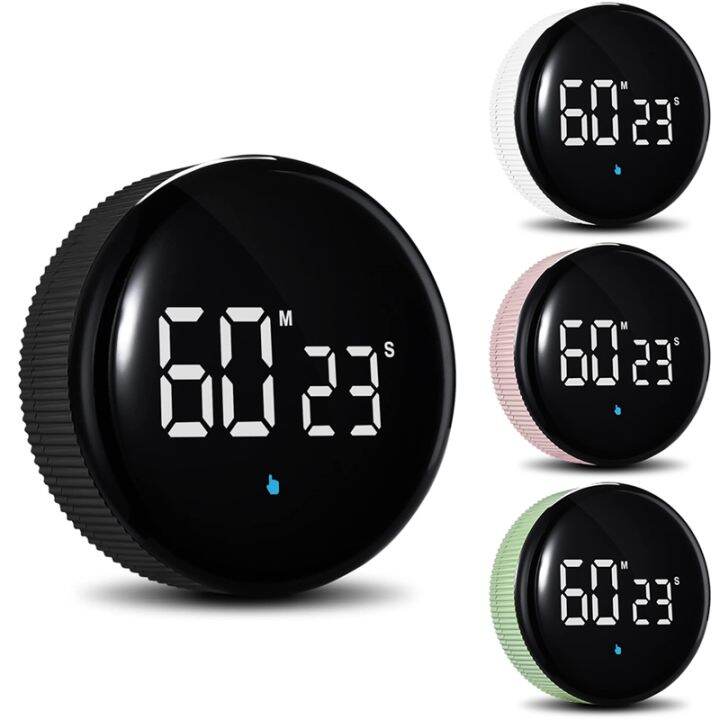 Rechargeable Kitchen Timers Magnetic Productivity Timer With Led