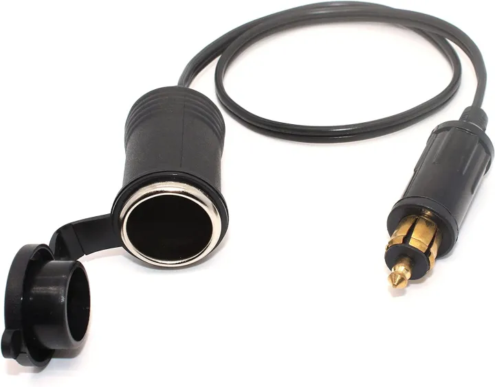Extended DIN Hella Male Plug to Standard Lighter Socket Adapter | Lazada PH