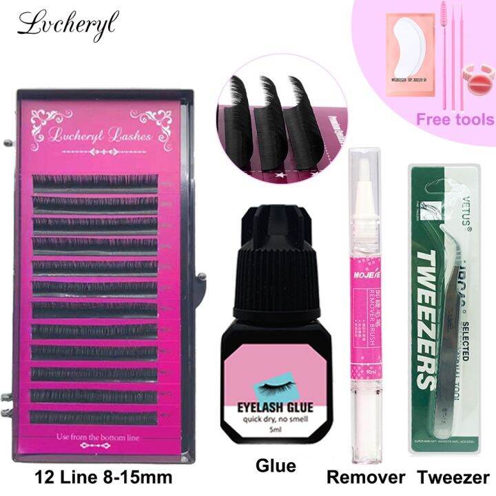 Lvcheryl Individual Eyelash Extension Set Mink Volume Eyelashes With ...