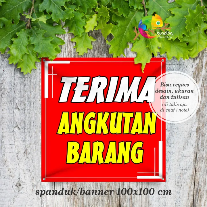 Spanduk Banner Terima Angkut Barang | Lazada Indonesia