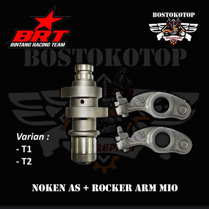 BRT Super Master Cam Noken As Lengkap Temlar Rocker Arm Mio Tipe T1 T2 ...