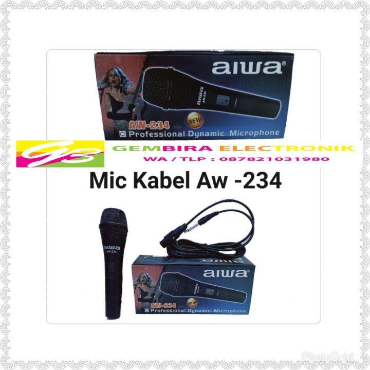 Mic kabel Aiwa AW 234 | Lazada Indonesia