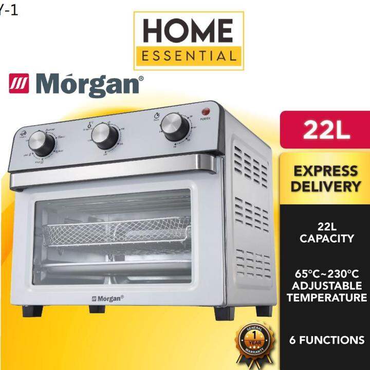 Morgan Air Fryer Oven With 6 Functions Convection Grill Roast (22L ...