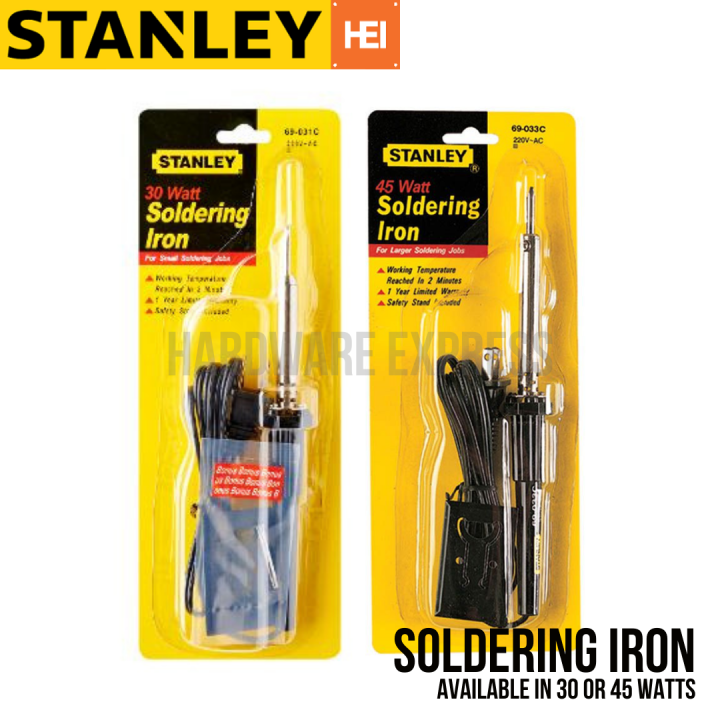 Stanley Soldering Iron 220V 30 Watts (69-031C) / 45 Watts (69-033C ...