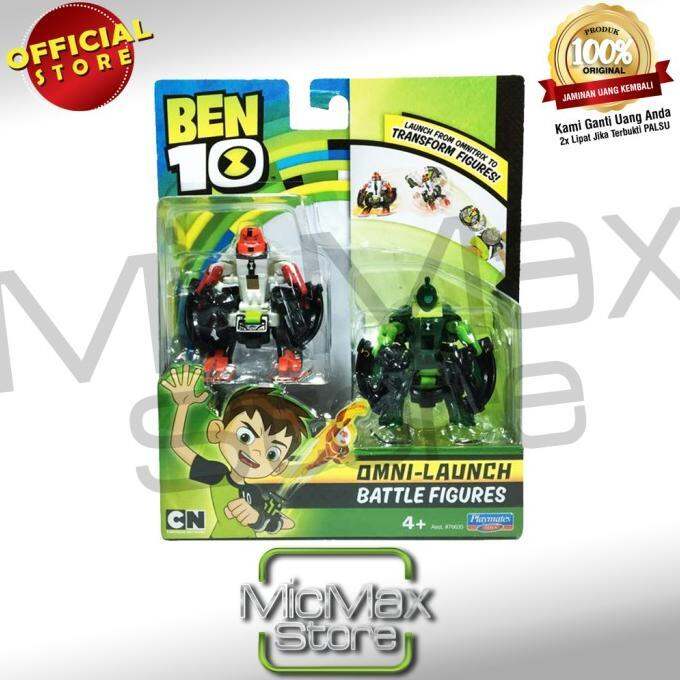 jam Ben 10 Ben10 Omni Launch Battle Figures Four Arms and Wildvine ...