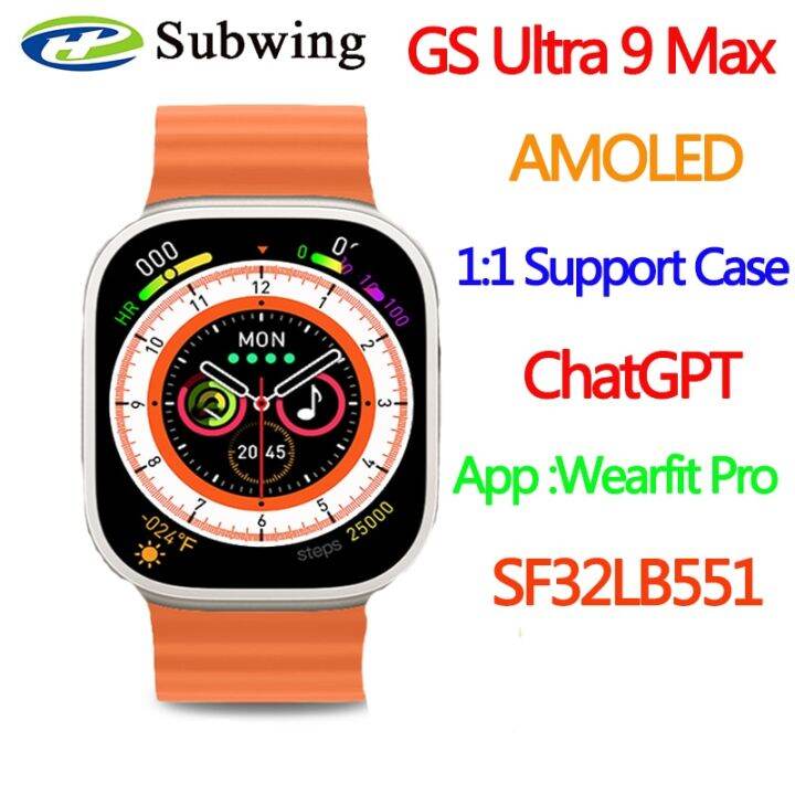 GS Ultra 9 Max Chatgpt Smart Watch Amoled Screen Wireless Charging ...