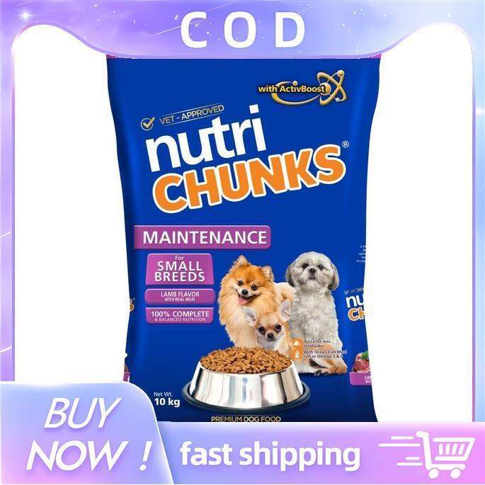 Local delivery 】 Nutri Chunks Adult Maintenance for Small Breeds 1kg ...