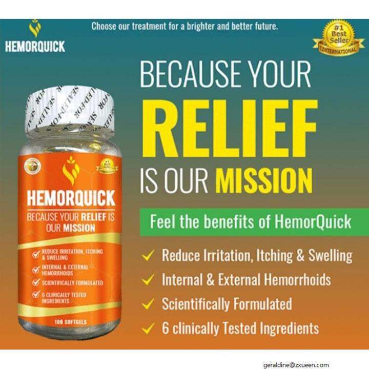 【READY STOCK】 ♩Hemorquick - New Hemorrhoids Almoranas Internal External ...
