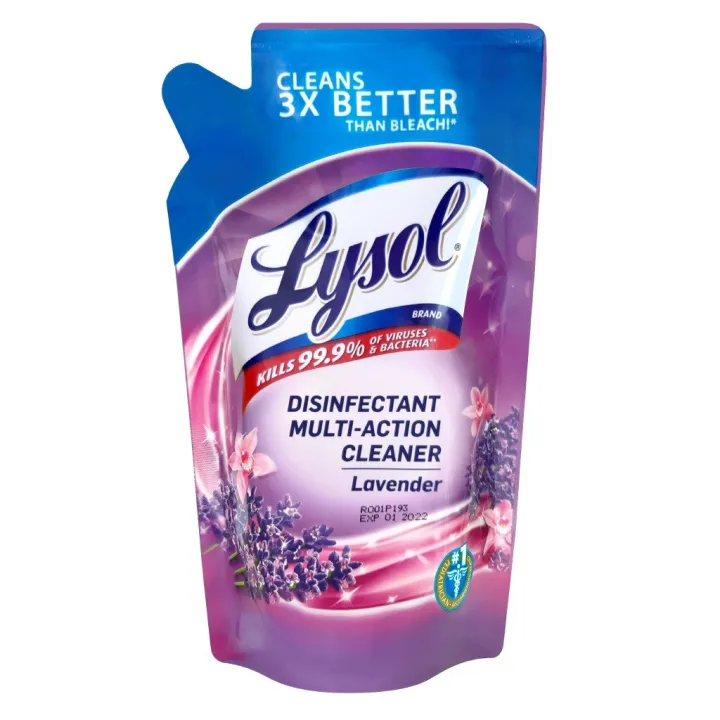 Lysol Multi-Action Cleaner Lavender 800Ml | Lazada PH