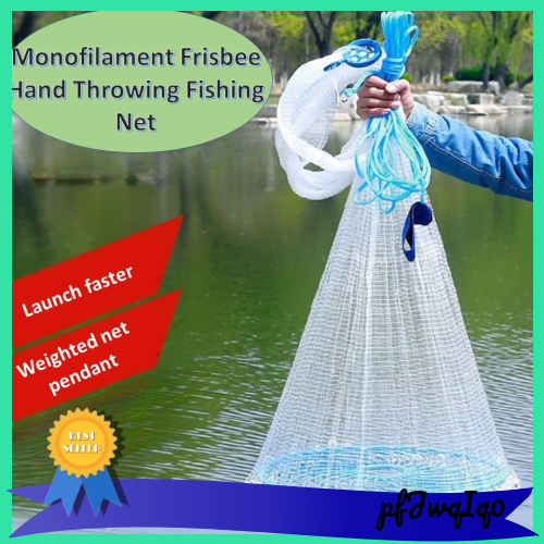 Jala Ikan Pancing Udang Benang Tangsi 12 Kaki: Hand Casting a Fishing ...