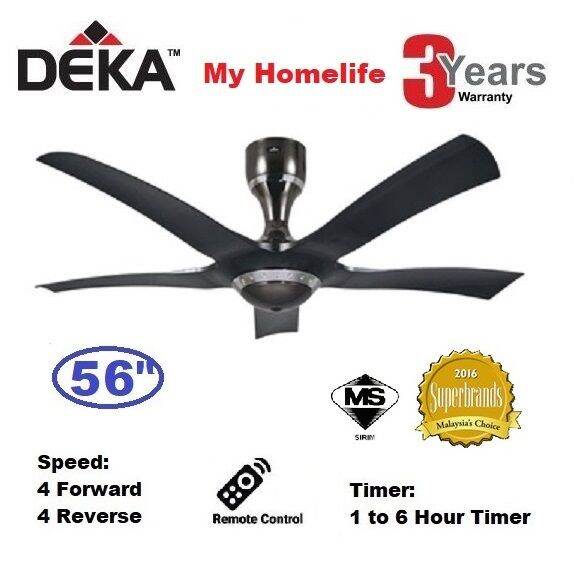 Deka Sv5 (56 ) Black Ceiling Fan | Lazada