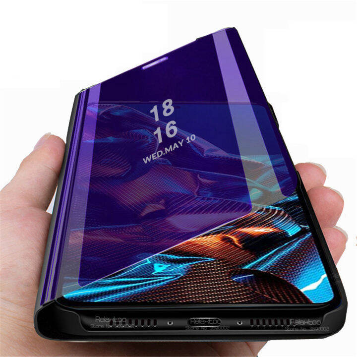 For Xiaomi Poco X5 Pro 5G Smart Mirror Magnetic Flip Case For Poco X5 ...