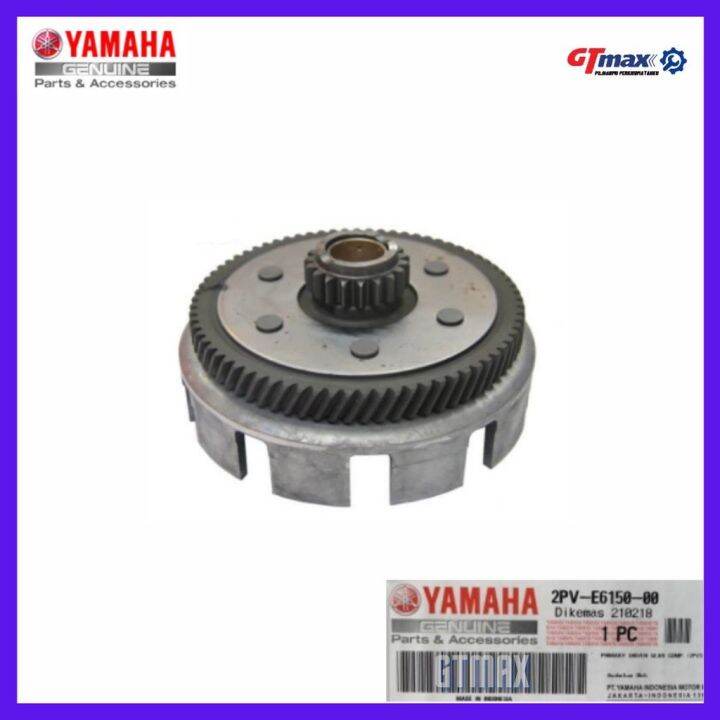 (ORIGINAL 100%YAMAHA) YSUKU Y150ZR Y15 PRIMARY DRIVEN GEAR COMP MANGKOK CLUTCH KLAC MANGKOK ...