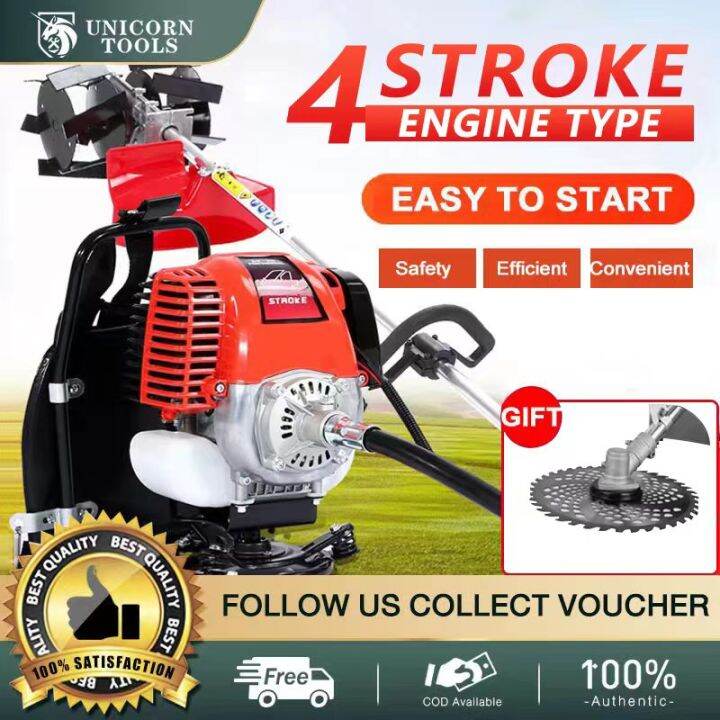 Unicorn gasoline grass cutter,Grass cutter 4 stroke,multi-function lawn ...