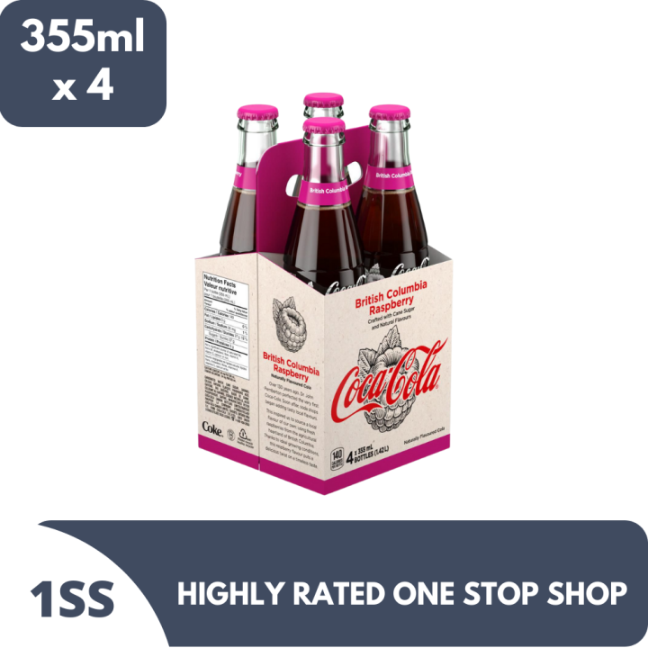 Coca-Cola British Columbia Raspberry 355ml x 4 | Lazada PH