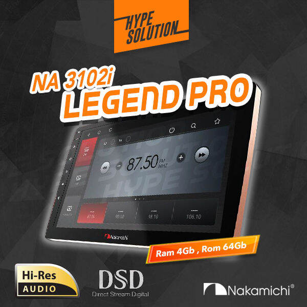 Nakamichi LEGEND PRO 9" Ram4/64GB Hi-Ress Audio DSD Head Unit Android | Lazada Indonesia