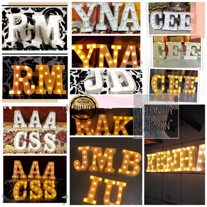 Trendy Alphabet Letter Lamp | Lazada PH