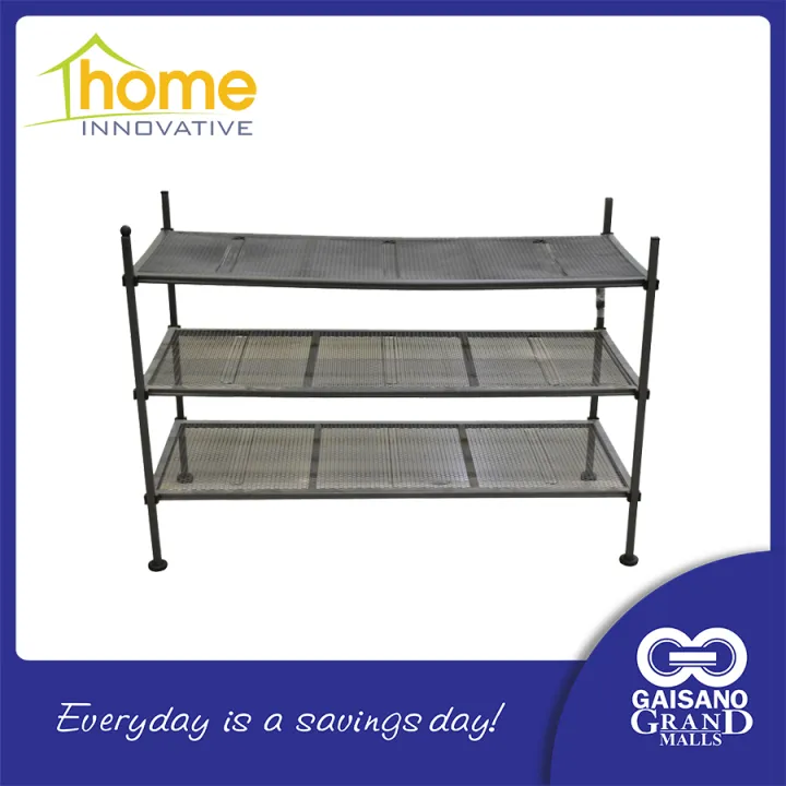 HOME INNOVATIVE 3-Tier Stackable Steel Shoe/Utility Rack 244 Gaisano ...