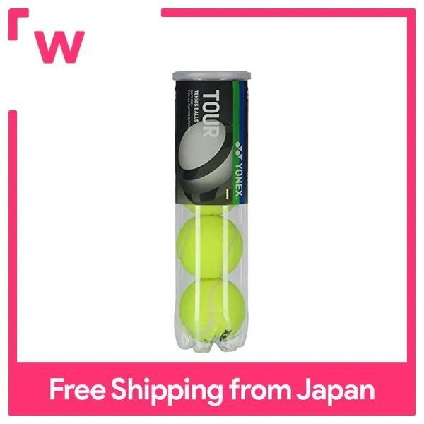 YONEX Tennis Ball TOUR (Tour) 1 can with 4 balls TB-TUR4 Yellow | Lazada PH