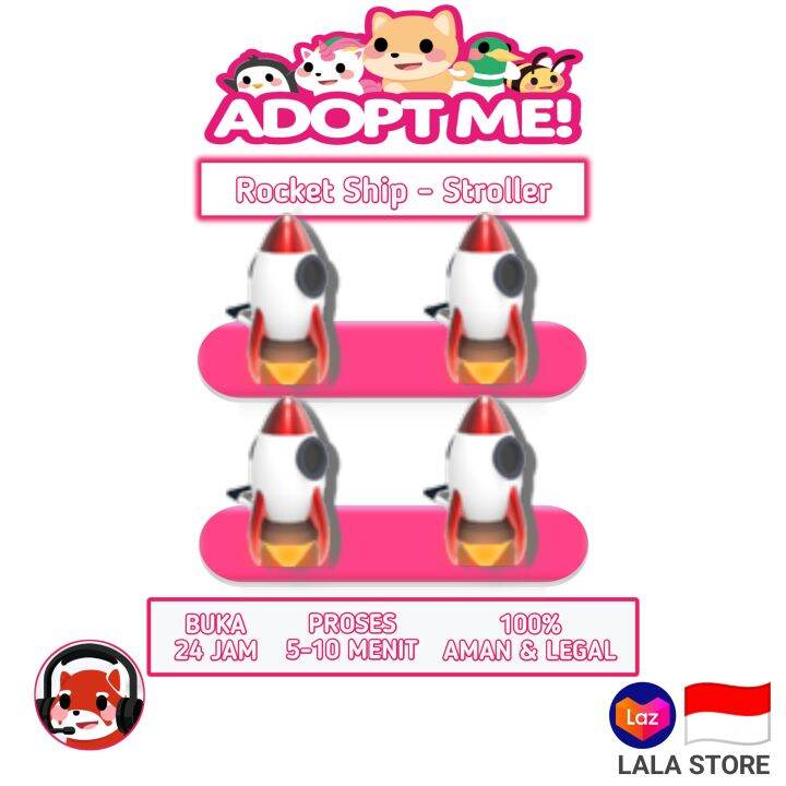 Adopt Me Stroller - Rocket Ship Stroller - Roblox | Lazada Indonesia