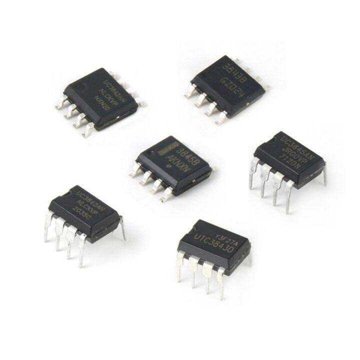 10PCS UC3842 UC3843 UC3844 UC3845 A AN B BD1R2G SMD SOP-8 Current PWM ...