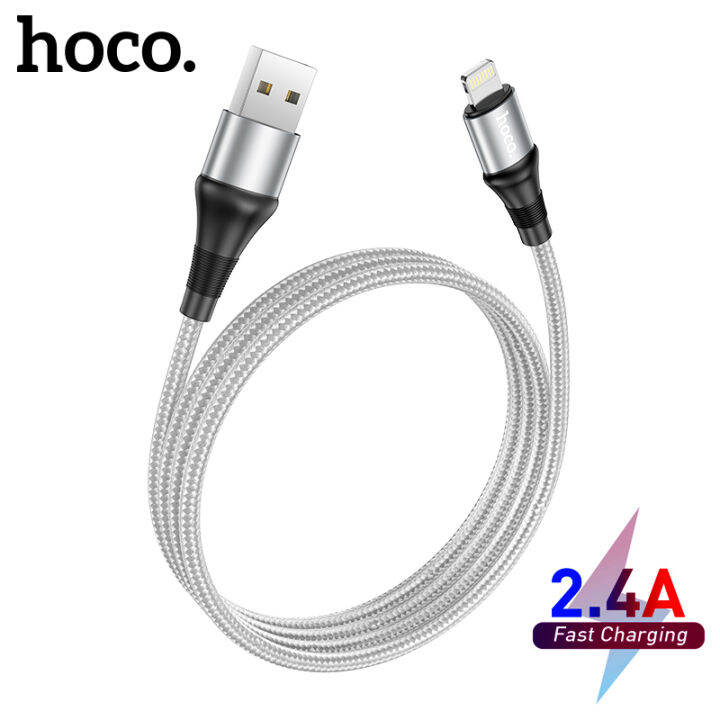 Hoco Original 100% X50 2.4A Fast Charging Cable Micro USB Type C ...