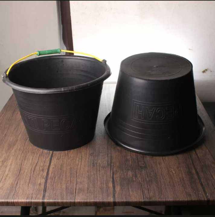 Ember cor diameter 20 ember cor termurah ember plastik hitam lentur ...