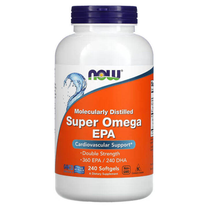 NOW Foods Super Omega EPA 360 EPA / 240 DHA 240 Softgels | Lazada.co.th