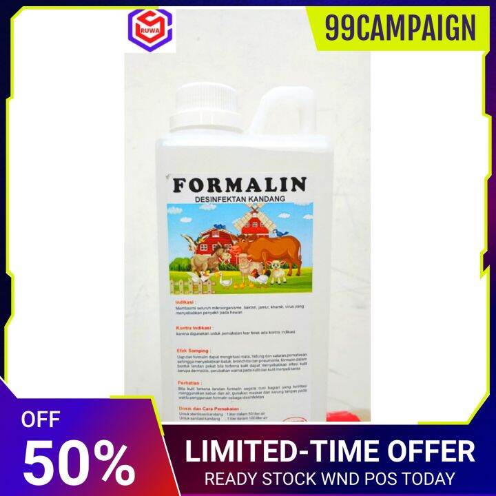 FORMAC OBAT SEMROT KANDANG Super Desinfektan Kandang 1Liter Obat PMK ...