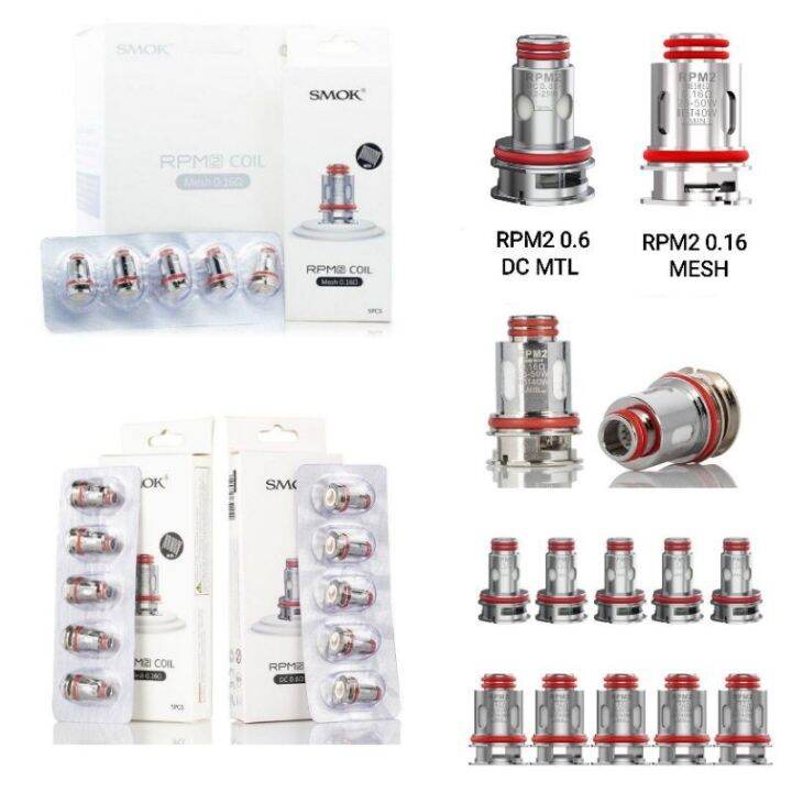 In Stock 5pcs /pack Smok RPM 2 /Scar P3/Thallo/Nord 4 Pod Kit ...