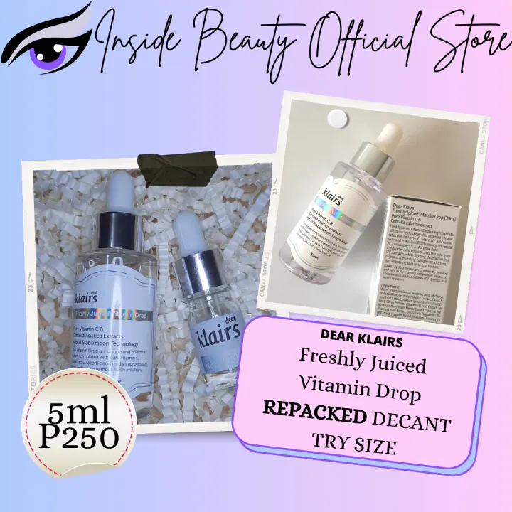 [AUTHENTIC] Dear Klairs Freshly Juiced Vitamin Drops [REPACKED DECANT ...