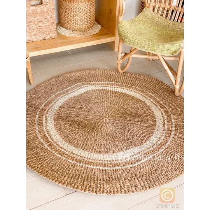 Round Abaca Rug / Floor mat | Lazada PH