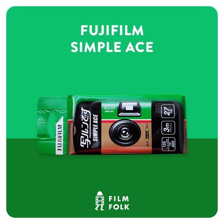 ♠FUJIFILM SIMPLE ACE DISPOSABLE CAMERA | Lazada PH