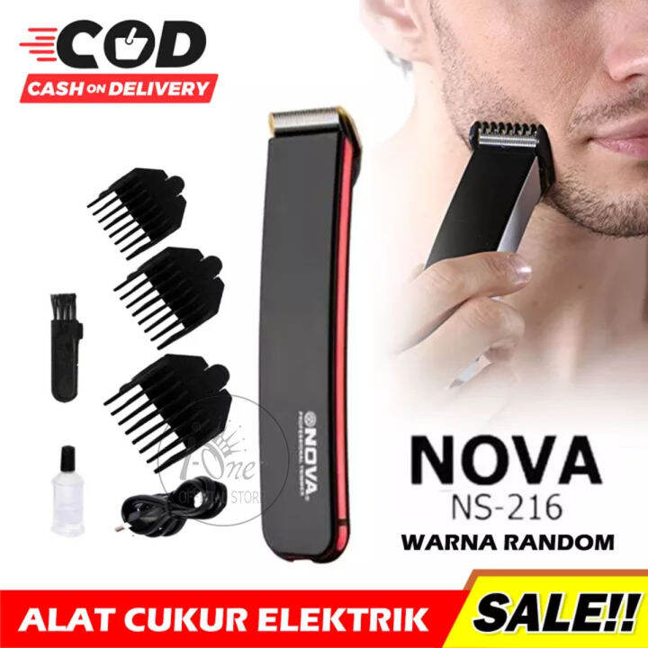 [PROMO] Alat Cukur Nova NS 216/NS-216 Alat Cukur Rambut Elektrik / Alat Cukur Tanpa Kabel / Alat ...