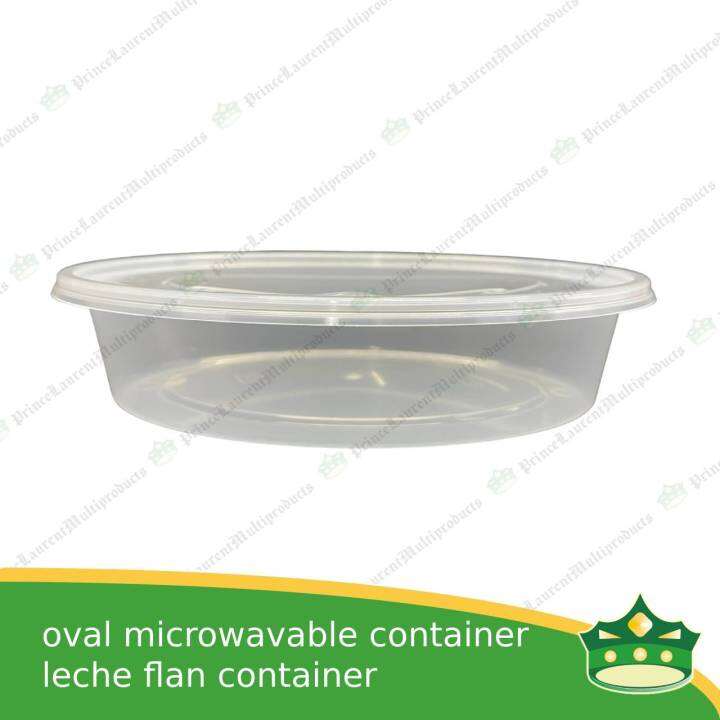 [10 pcs] leche flan container oval shape microwavable container for ...