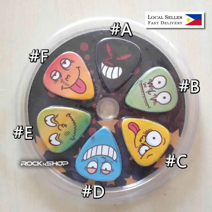 Customize Silly Faces Acoustic Electric Bass Guitar Picks | Lazada PH