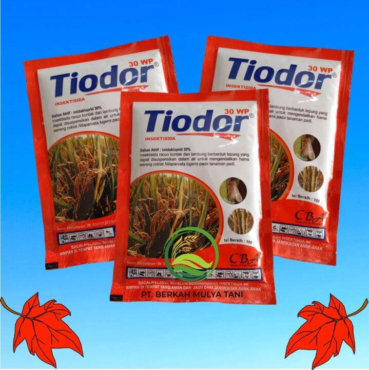 Insektisida Tiodor 30 WP Obat Hama Wereng Padi Paling Ampuh 100 Gram ...