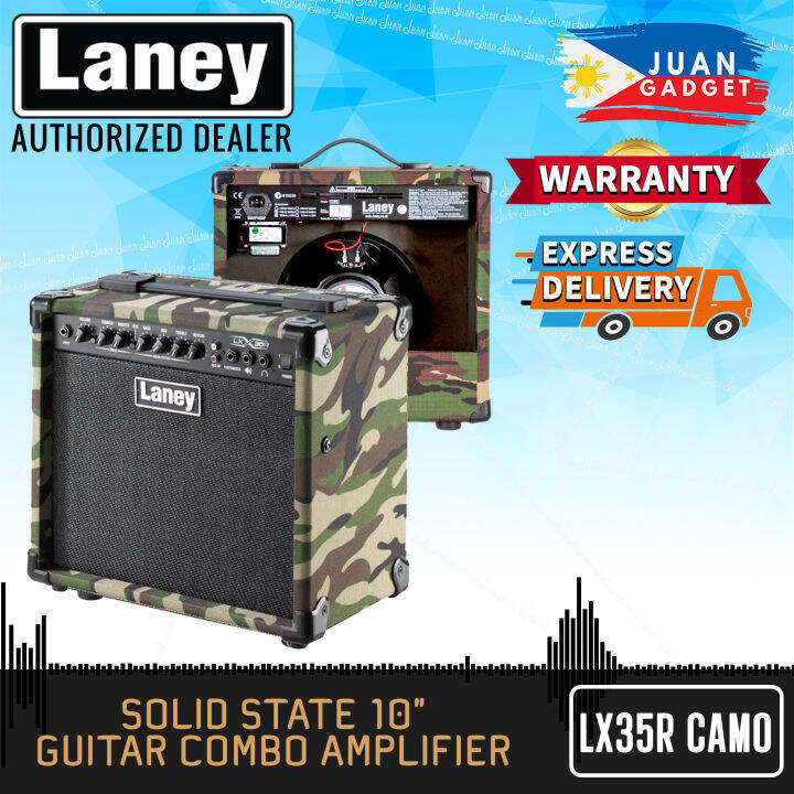 Laney LX35R Guitar Combo Amplifier (CAMOUFLAGE) 35-Watts 1x10Inches Guitar Amplifier | JG ...