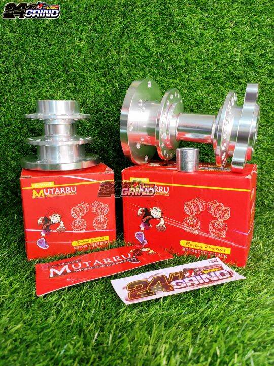 LIGHTEN HUB CNC MUTARRU (SILVER) FOR RAIDER 150 / WAVE 125 / XRM 125 ...