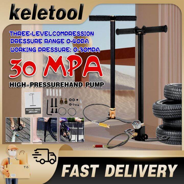 Air pump High Pressure Tire Pump PCP pump High pressure 4500psi 3 Stage ...