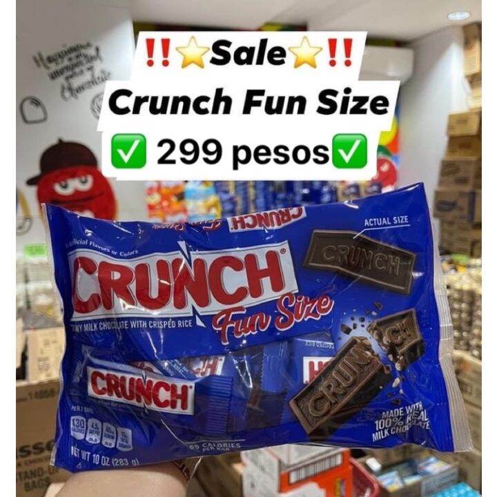 Sale‼️ NESTLE CRUNCH FUN SIZE 283 GRAMS | Lazada PH