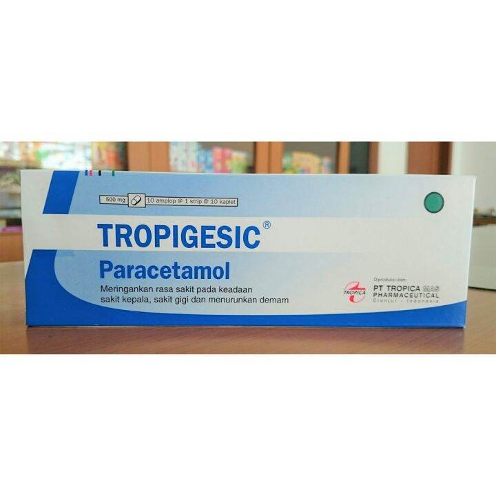 Tropigesic Paracetamol per box / dus isi 100 Tablet | Lazada Indonesia
