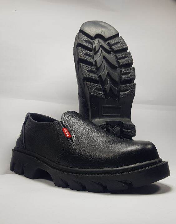 Sepatu Safety Kulit Sapi Asli Sepatu sefty Pendek Slop Kitchen Sepatu ...