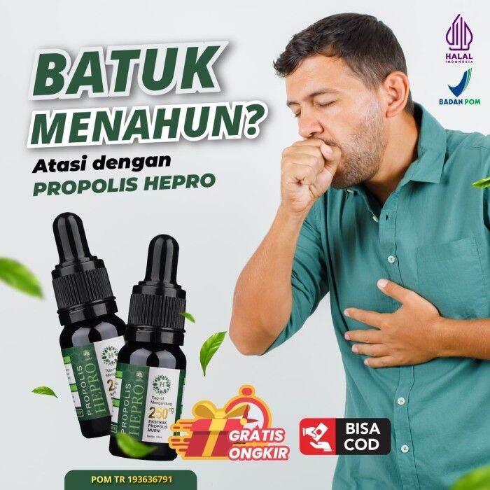 Propolis Hepro 100% Original Untuk Masalah Pernafasan / TBC - 1 Botol ...